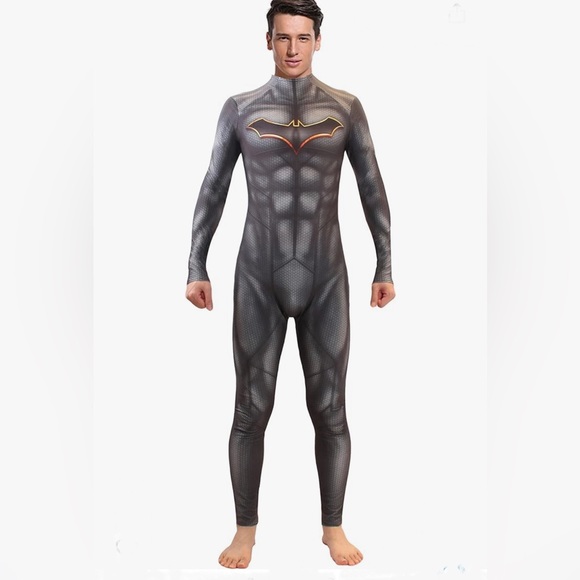 Other | Batman Superhero Costume Cosplay Bodysuit Jumpsuit Zentai ...